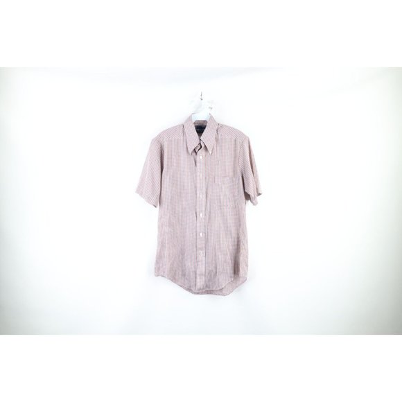 Vintage | Shirts | Vtg 7s Streetwear Mens M Collared Short Sleeve ...